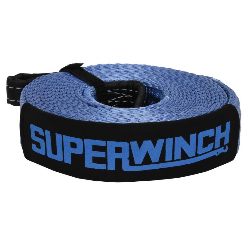 Superwinch Recovery Strap 20000 lbs 2in x 30 ft w/ Reinforced Closed-L